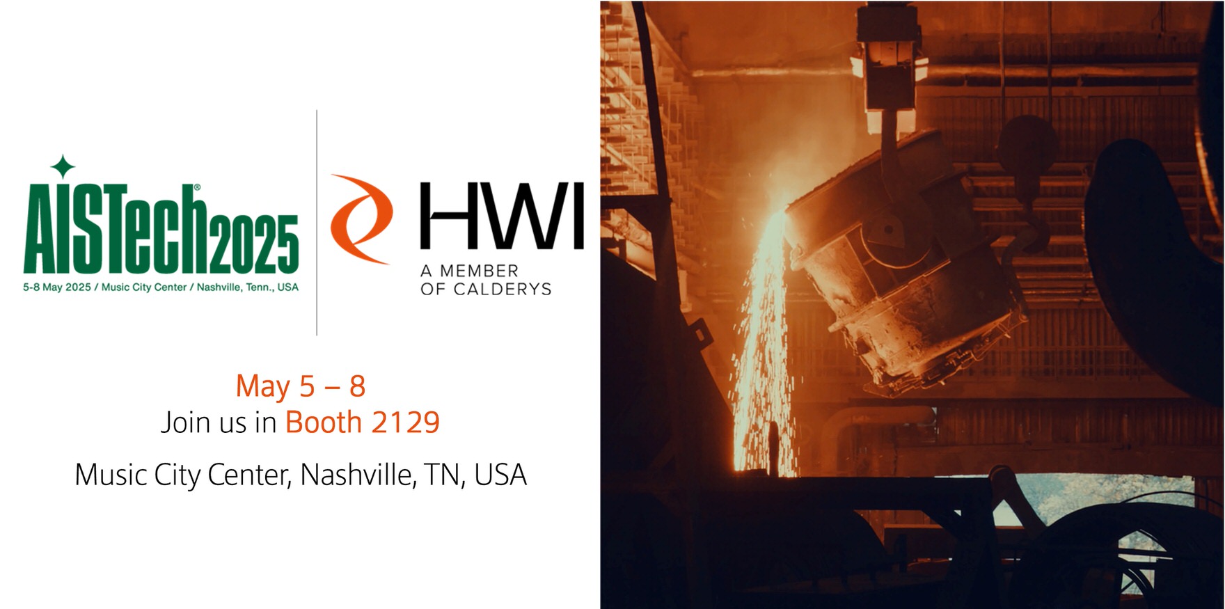 HWI to Showcase Innovation and Expertise at AISTech 2025 - HWI